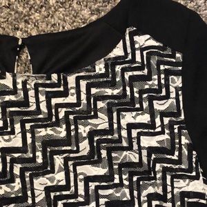 AB Studio | Tops | Black Cream Lace Ab Studio Blouse | Poshmark